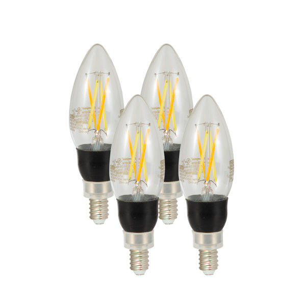Luminus 40 Watt Equivalent B11 E12/Candelabra Dimmable LED Smart Bulb - Wayfair Canada